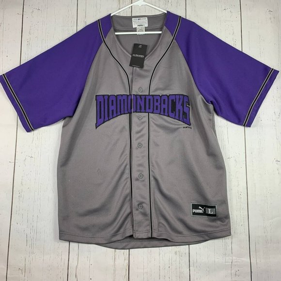 Puma | Shirts | Arizona Diamondbacks Mlb Puma Large Gray New Jersey ...